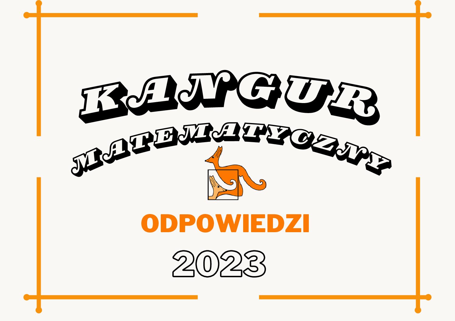 Archiwa Kangur Matematyczny - Matematyka Da się lubić